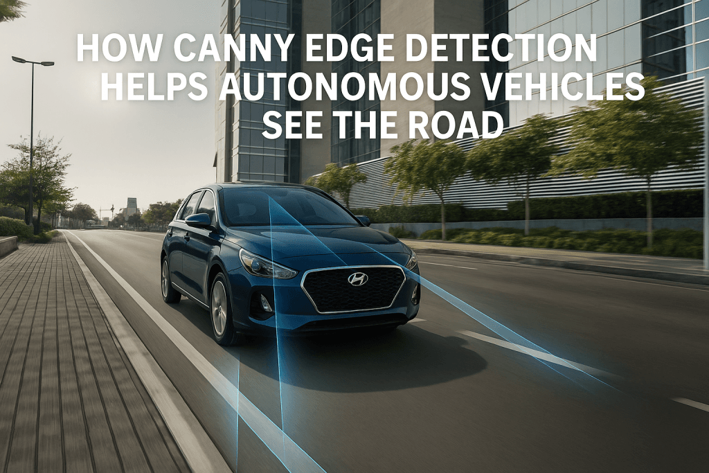 Canny Edge Detection Helps Autonomous Vehicles See Road